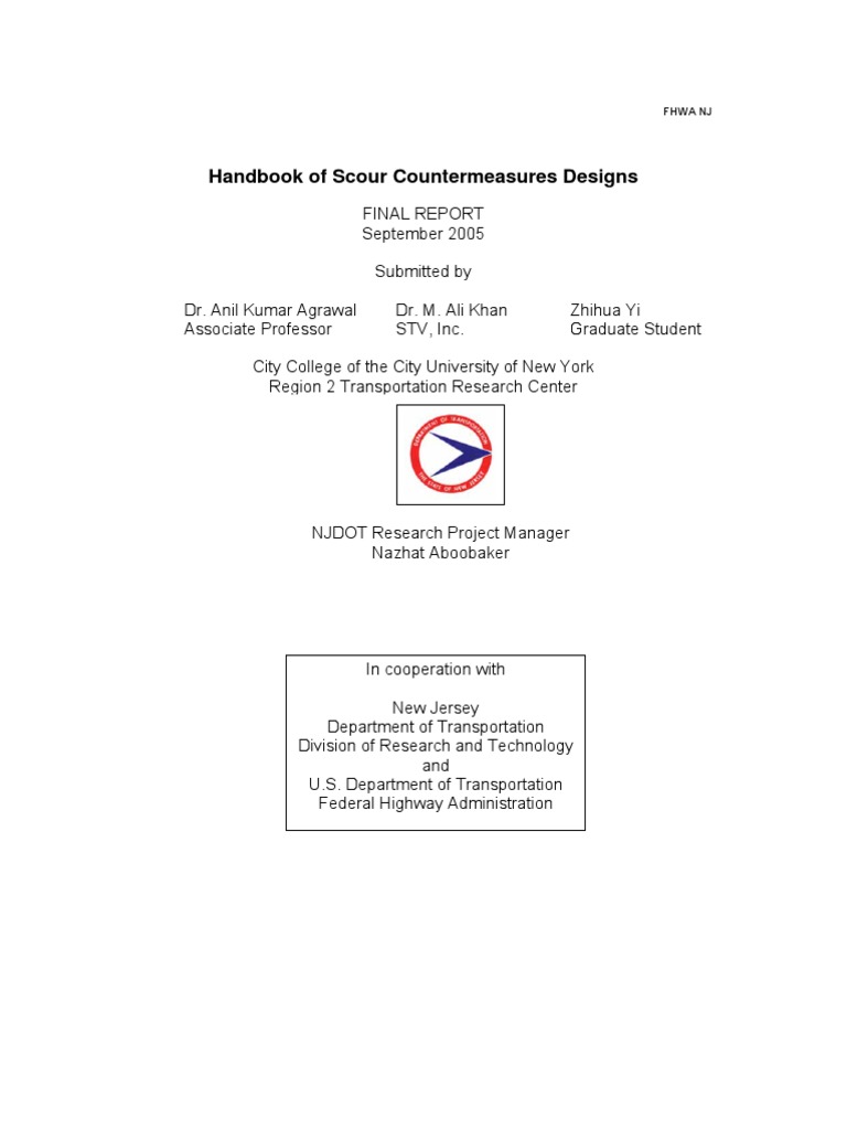 Scour Manual1 | PDF | Deep Foundation | Civil Engineering