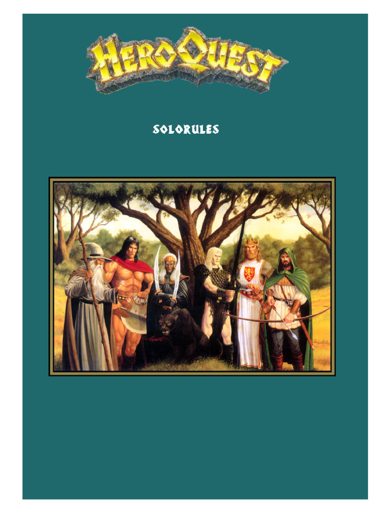 Solo Heroquest Rules Remix | PDF | Role Playing Games