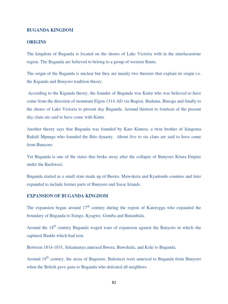 S2 History East Africa Vol. 2 | PDF