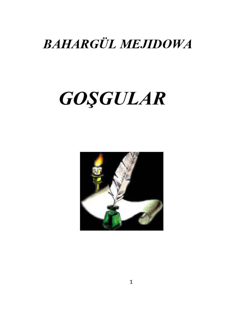 Bahargül Mejidowa_Goşgular-2016 | PDF