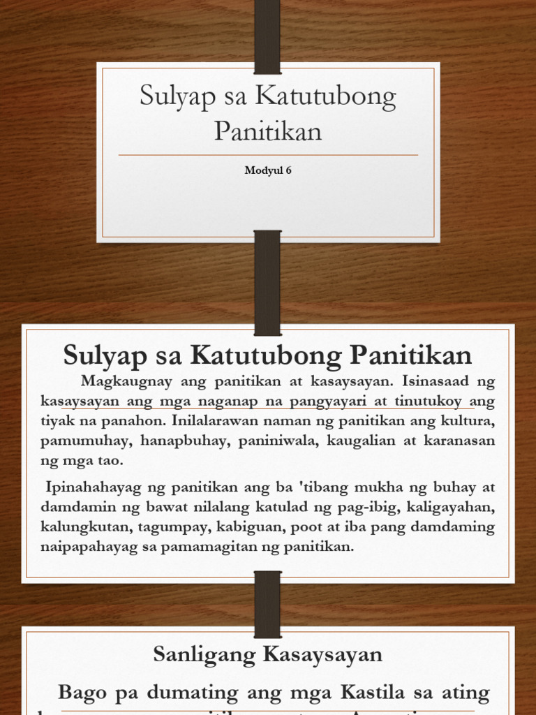 Modyul 6 Sulyap Sa Katutubong Panitikan | PDF