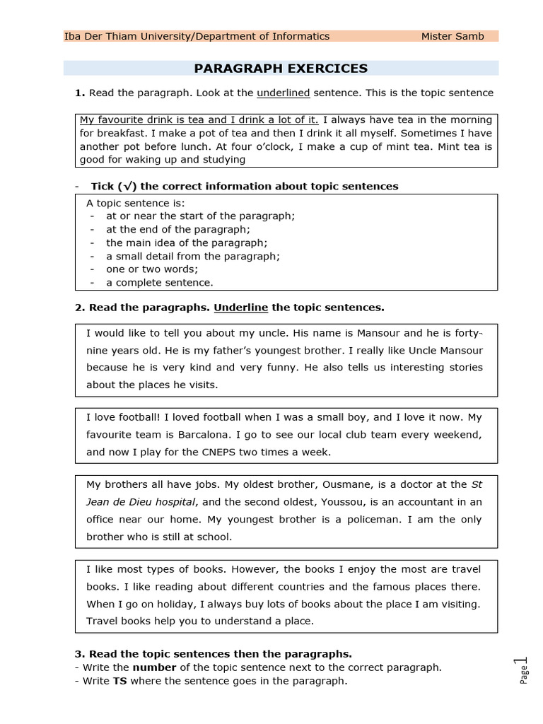 3.2 Paragraph Exo | PDF