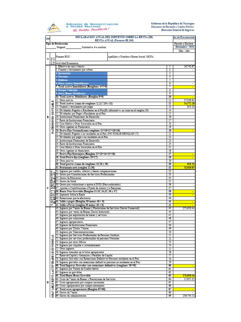 Ir Anual 2023 Calculos Previos | PDF | Dividendo | Salario