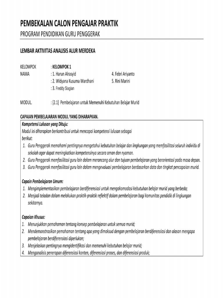 Materi Pembekalan CPP h4 | PDF