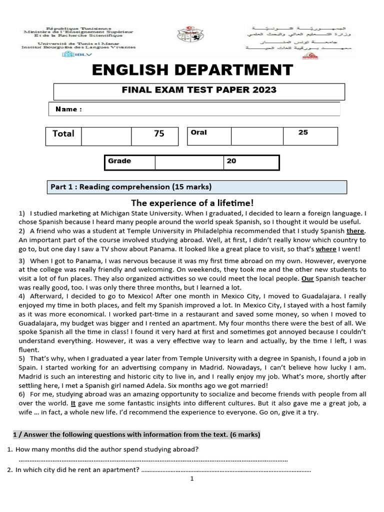 A2 Final 2023 2 1 Pdf