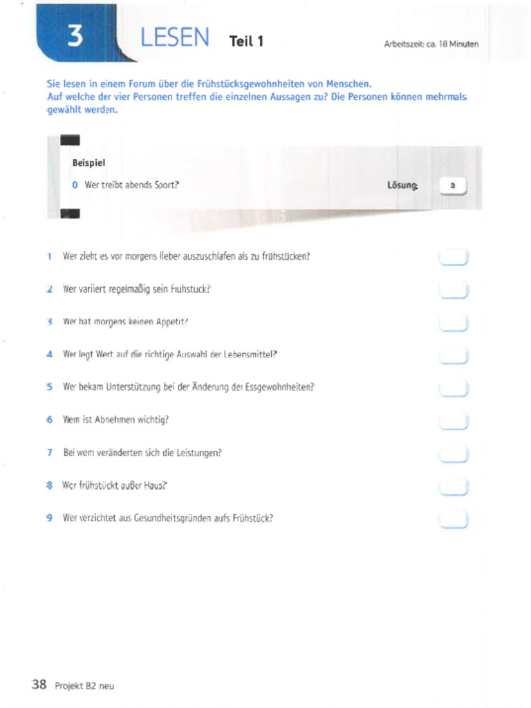 Projekt b2 Neu Testbuch 4 PDF Lesen | PDF