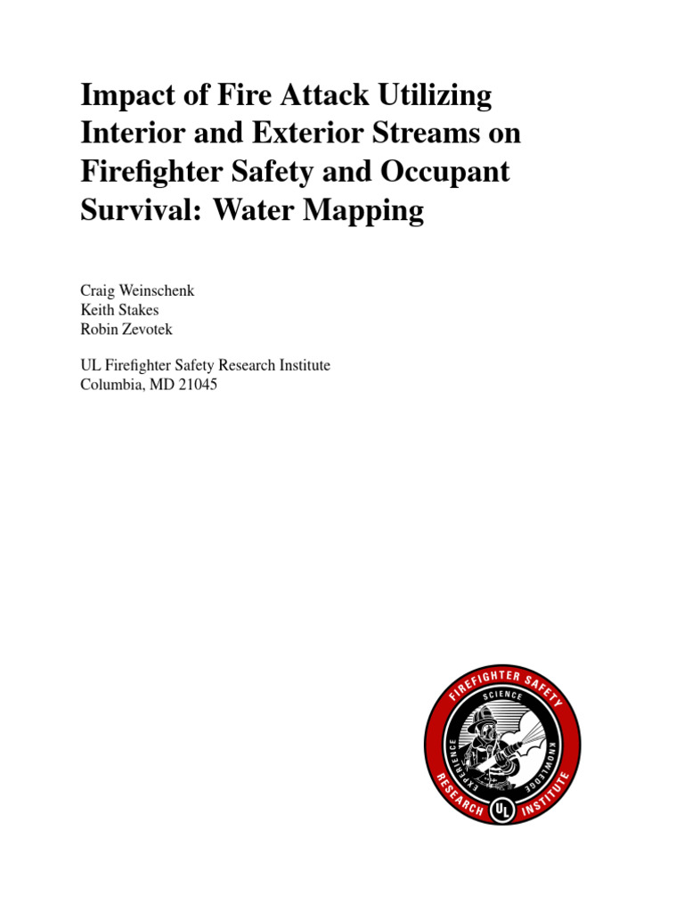 Mapping Water | PDF | Firefighting | Firefighter