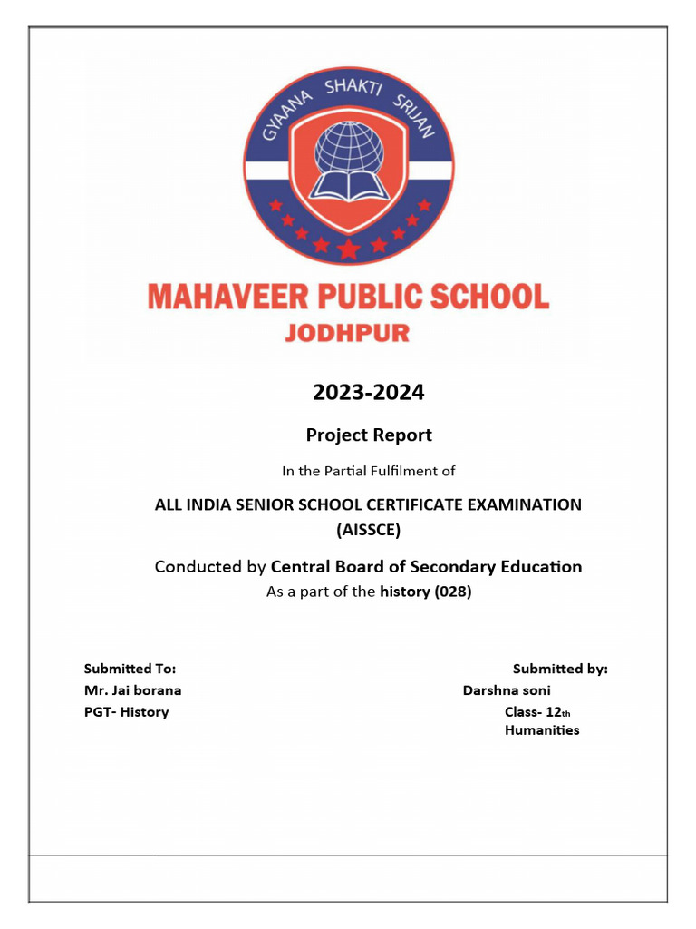 Psychology Cover Page | PDF