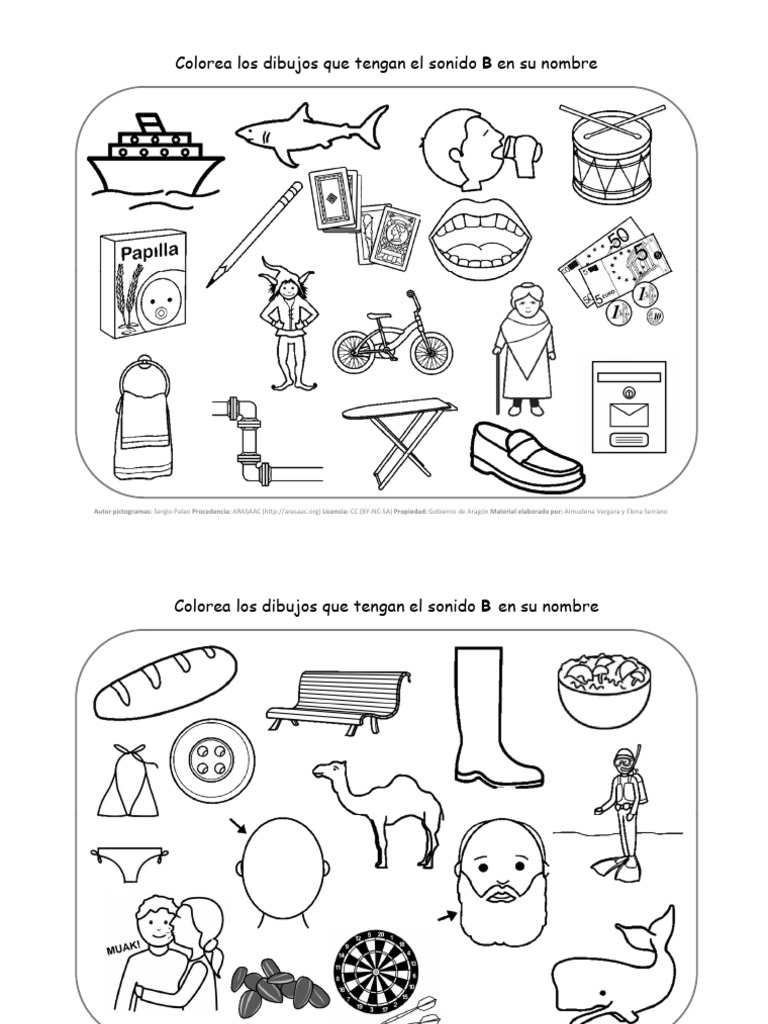 Fonema B Material Complementario | PDF