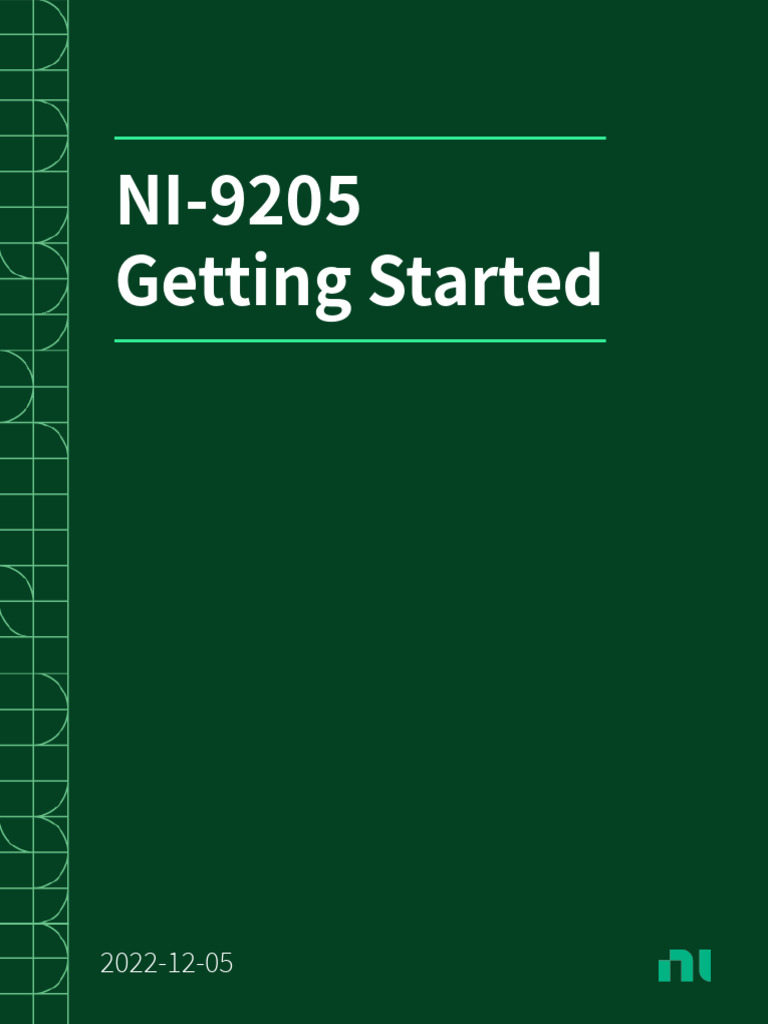 Ni-9205 Getting Started 12-5-2022 | PDF | Electromagnetic Compatibility ...