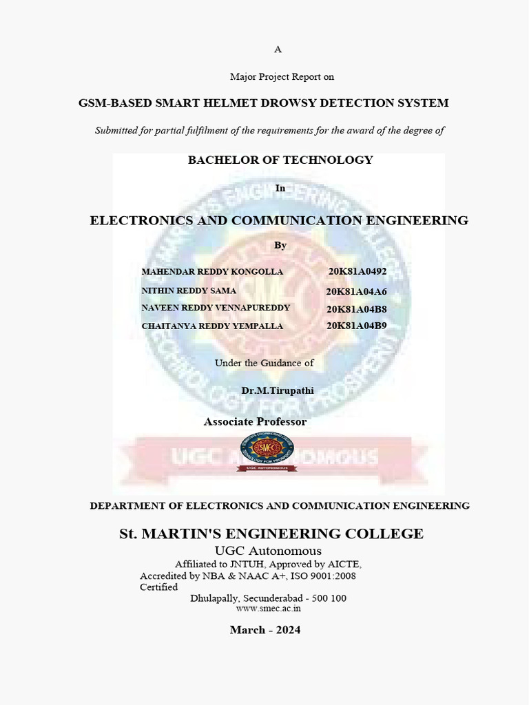 Major Project b10 | PDF | Embedded System | Debugging