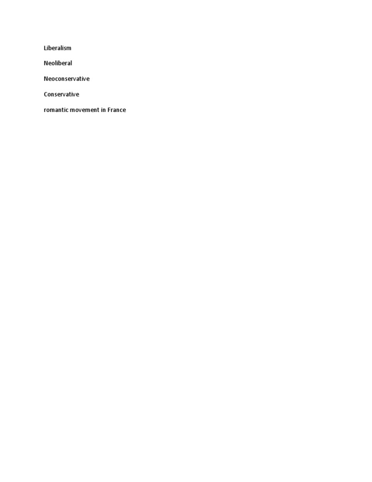 Liberalism | PDF