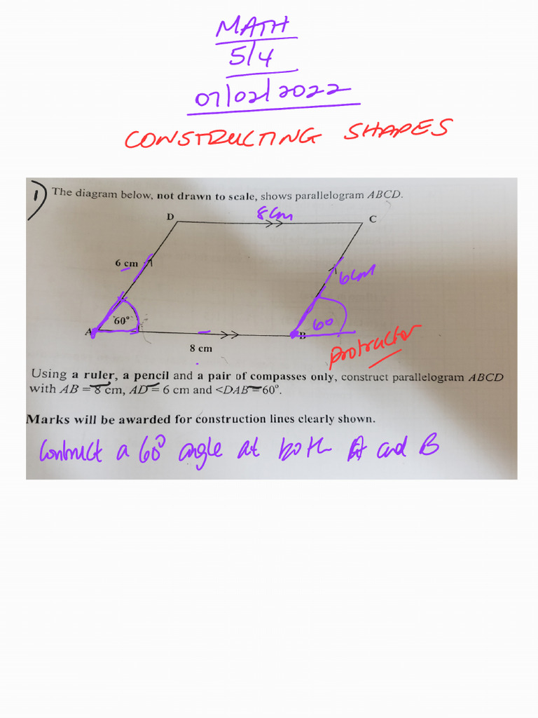 Constructing Shapes | PDF