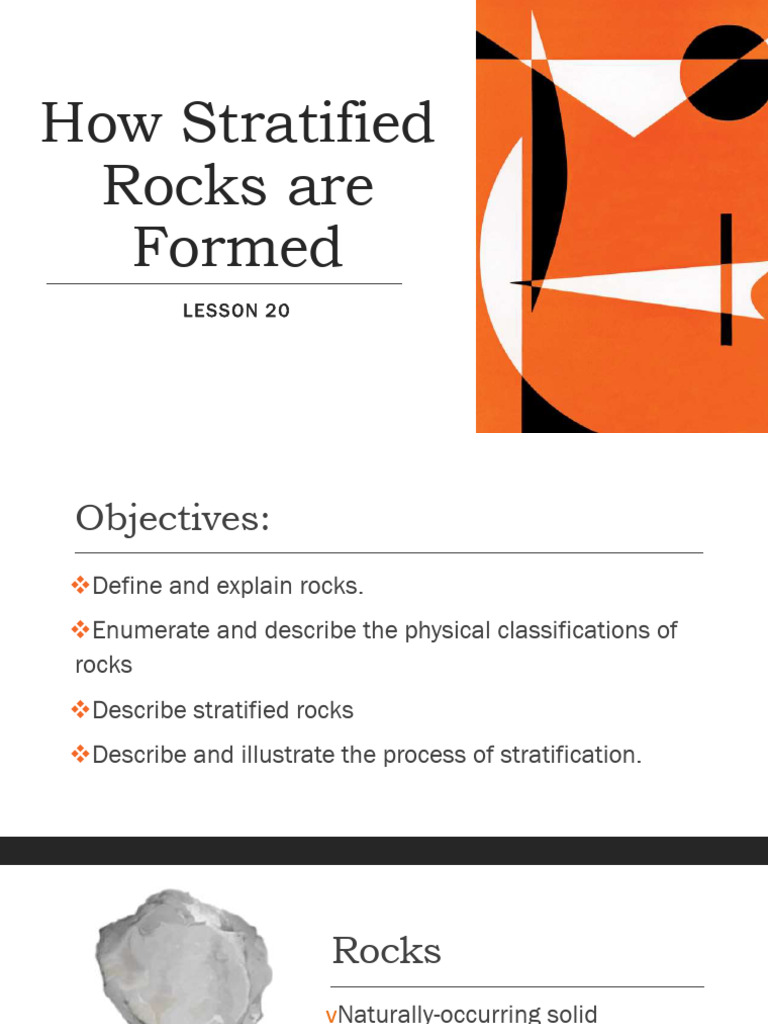 Stratified Rocks | PDF | Stratigraphy | Geologic Time Scale