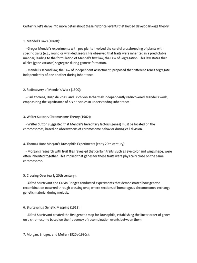 Linkage Theory | Download Free PDF | Genetic Linkage | Genetics