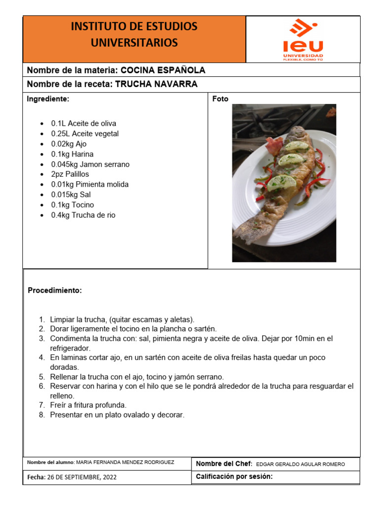 Recetas de Cocina Española Nutritivas | PDF | Cocina española | Cocina ...