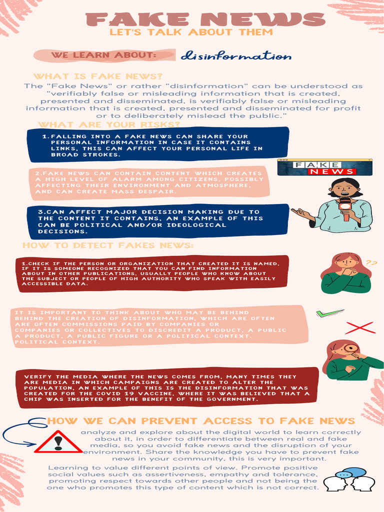 Fake News Infographic | PDF | News | Public Sphere