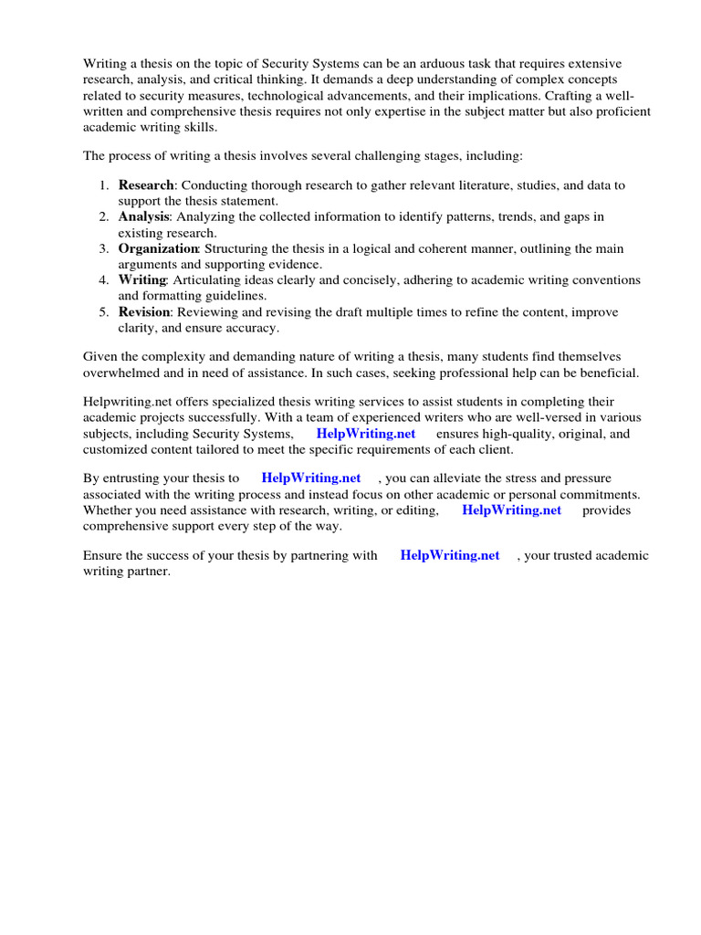 Thesis Security System | PDF | Computer Security | Security