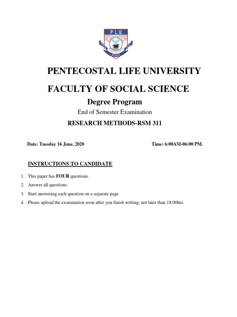 RSM311 Researchmethods | PDF | Computers
