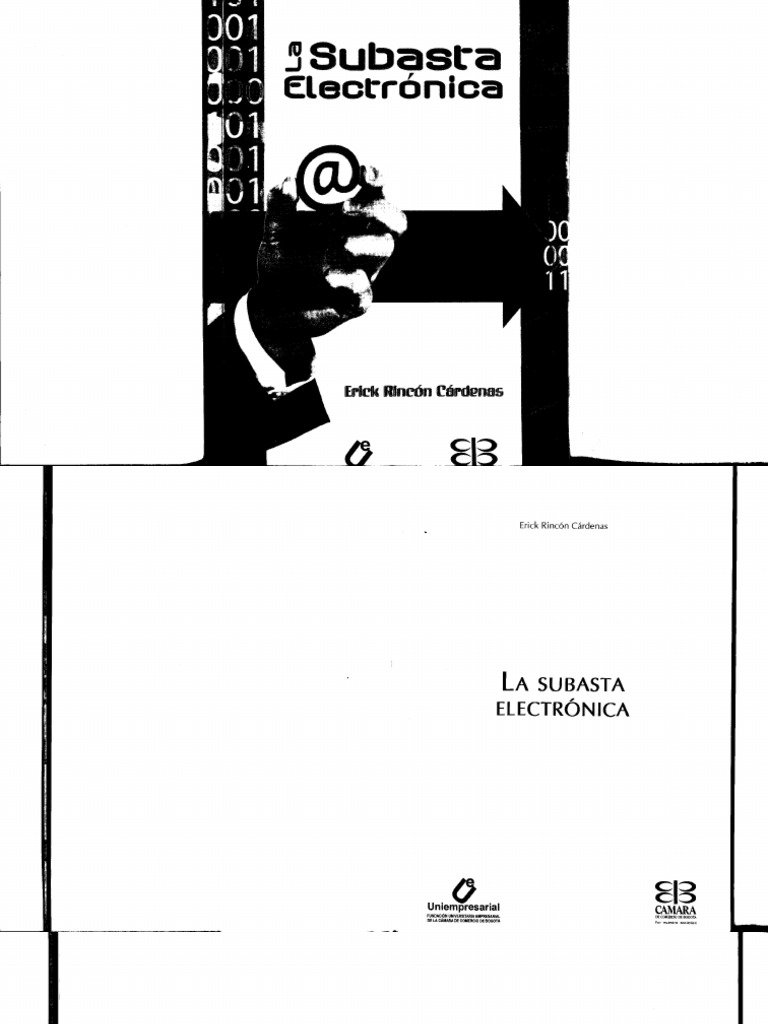 La Subasta Electrónica - Cartilla Cámara de Comercio | PDF | Subasta | Comercio electrónico