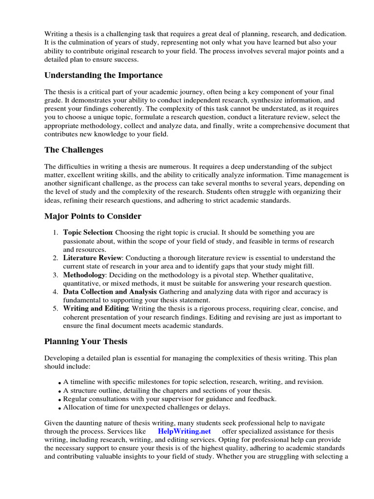 Thesis Major Points and Plan | PDF | Social Media | Popular Culture ...