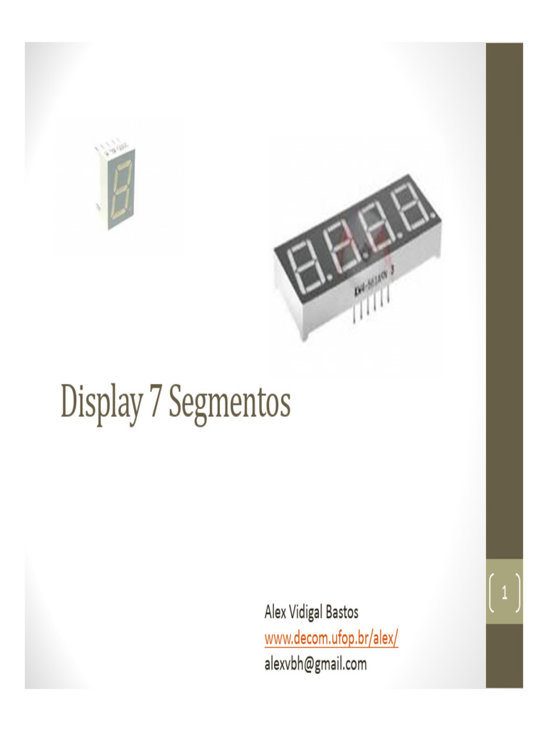 Display de 7 Segmentos - B | PDF