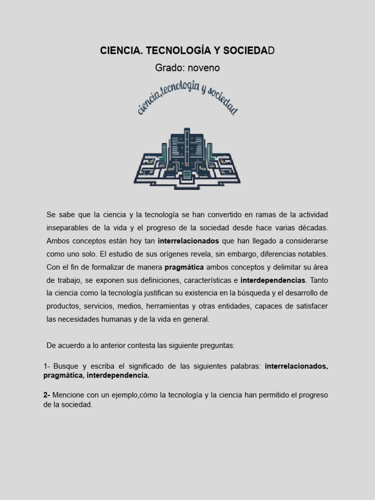 Ciencia y Tecnología en la Sociedad | PDF | Conocimiento | Internet