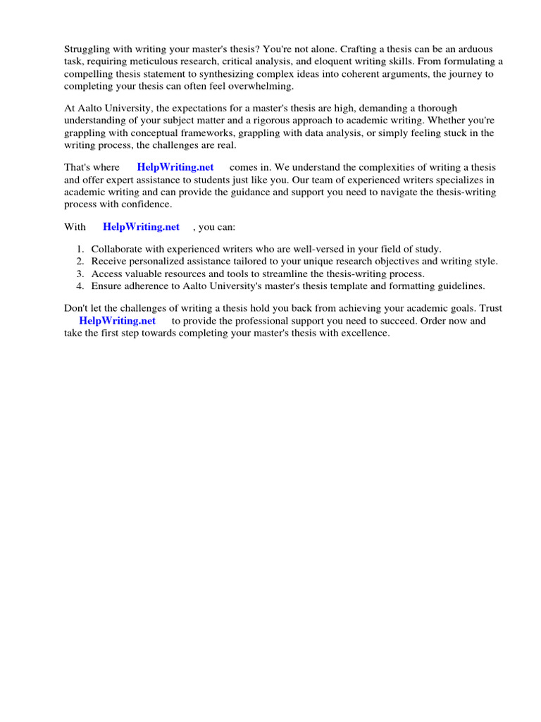 Aalto University Master Thesis Template | PDF | Thesis | Algorithms