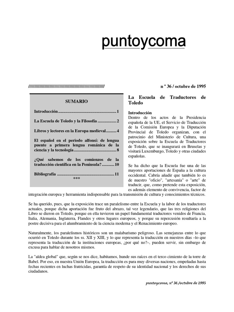 Pyc 036 Es | PDF | Libros | Traducciones