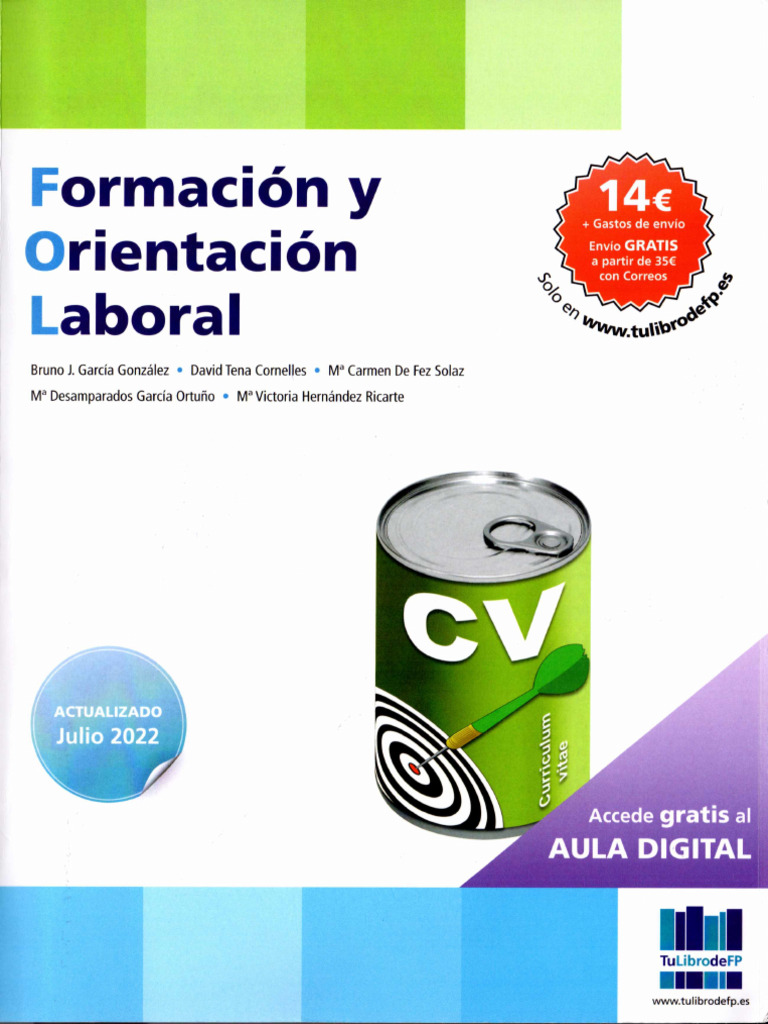4-Formacion y Orientacion Laboral - 2022 - Tu Libro de FP - FOL - 9788416812776 | PDF