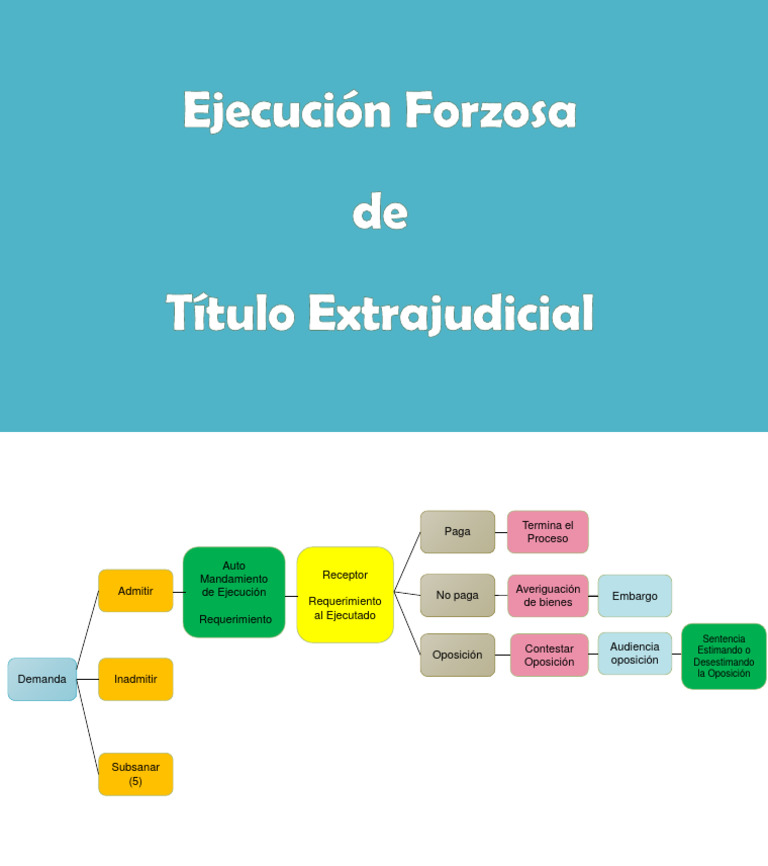 Ejecución Forzosa de Titulo ExtraJudicial | PDF