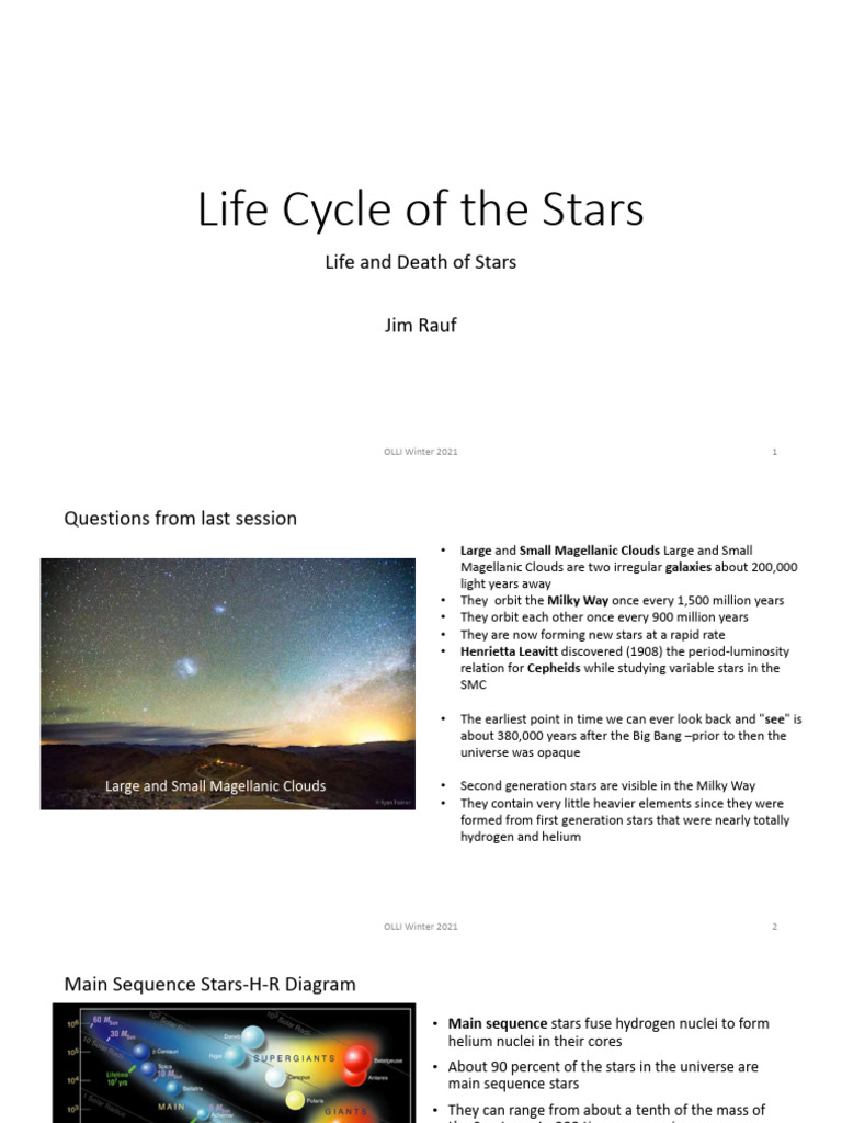 Life and Death Stars | PDF | Stars | Black Hole
