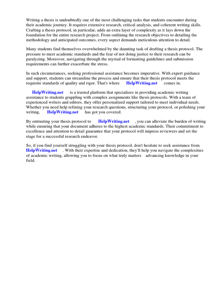 DNB Thesis Protocol Submission Address | PDF | Clinical Trial | Thesis