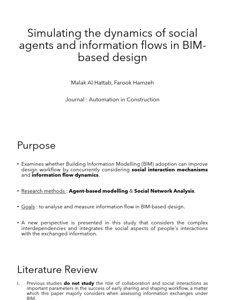 Simulating the dynamics of social agents and information flows | PDF | Agent Based Model ...