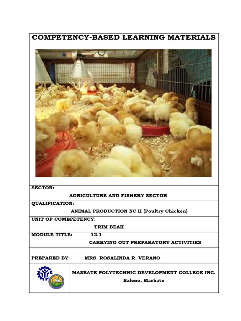 Module 12.1 | PDF | Poultry Farming