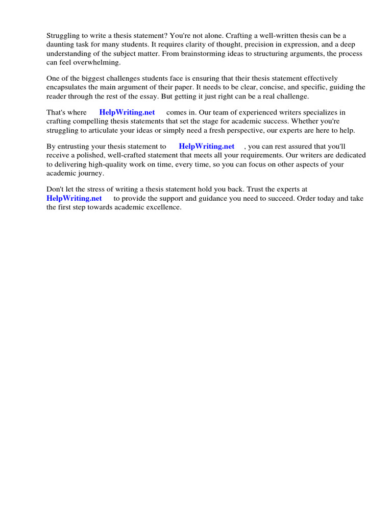 Grammar Girl Thesis Statement | PDF | Career & Growth