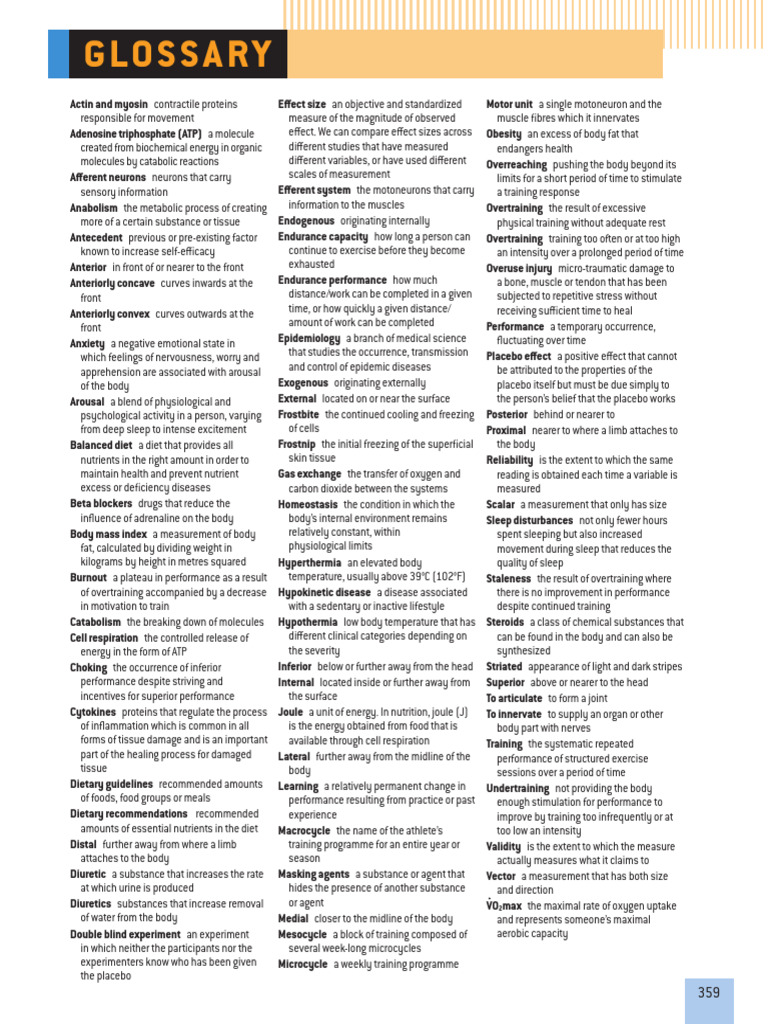 Ib Sehs Terms | PDF | Skeletal Muscle | Motor Neuron