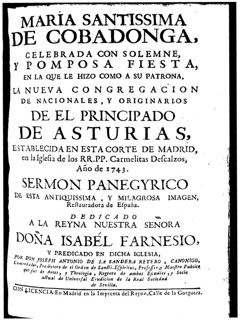 Covadonga 1743 | PDF