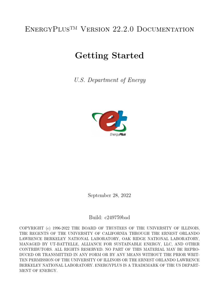 EnergyPlus Documentation | PDF | Computer Program | Programming