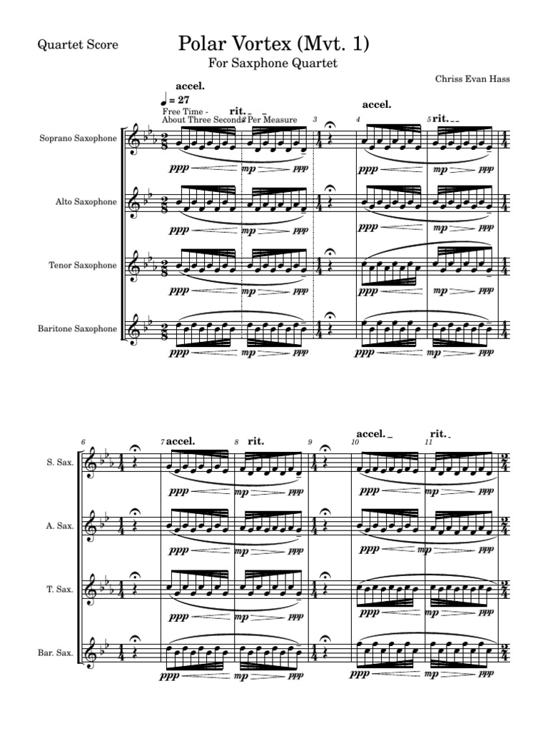 Polar Vortex Movement 1 - Evan Hass | PDF | Elementary Organology ...