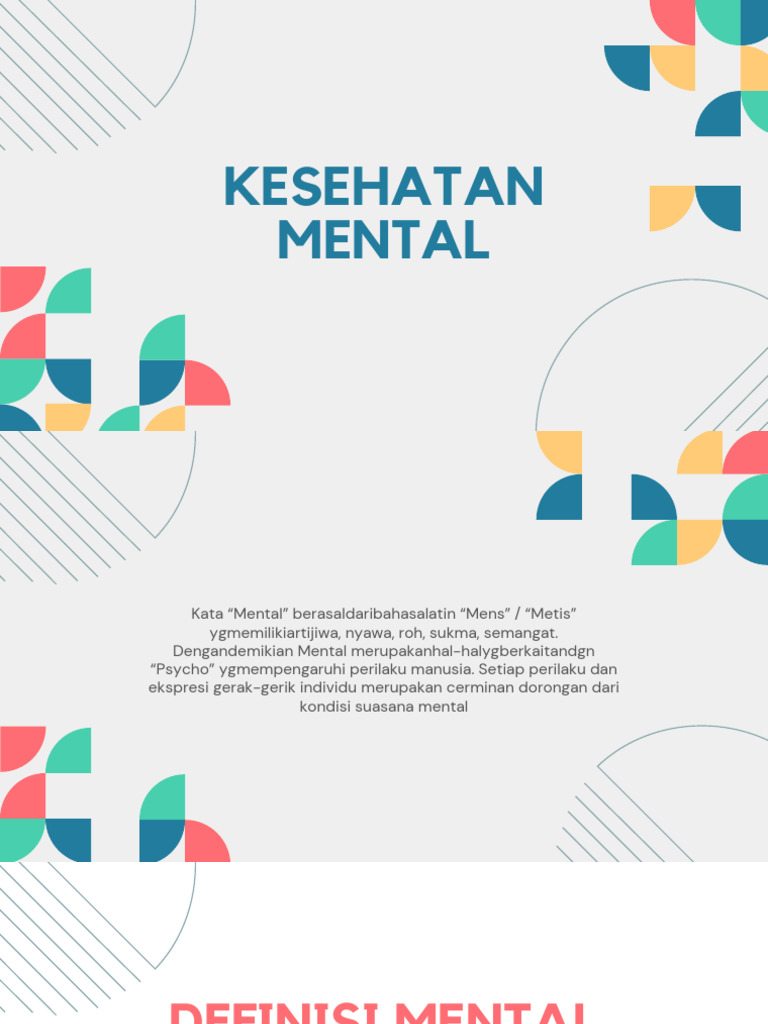 Kesehatan Mental | PDF