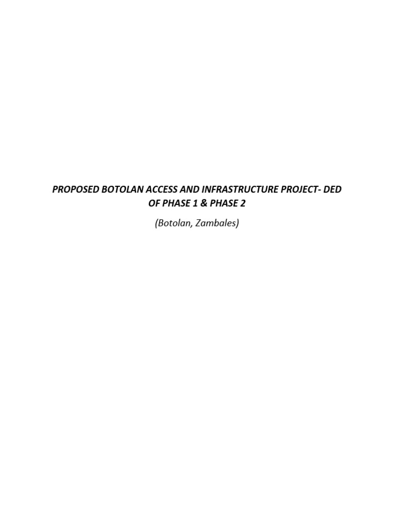 Topographic Survey Methodology for Botolan | PDF | Surveying ...