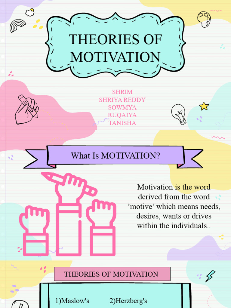 Theories of Motivation | PDF | Motivational | Motivation