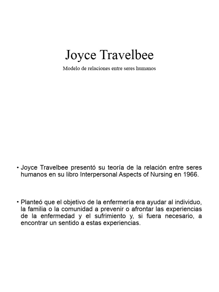 Expo Joyce Travelbee | PDF