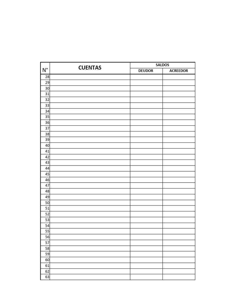 Hoja de Trabajo Contable 10 Columnas | PDF