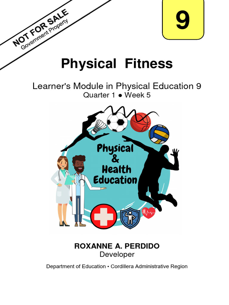 PE9 - Q1 - W5 - Physicalfitness - Roxanne - Perdido - Bgo - v3 | PDF | Physical Fitness