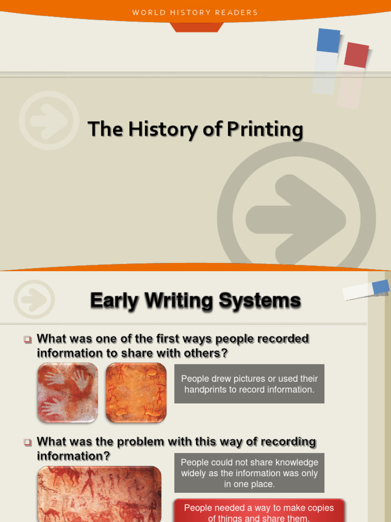 2 - The History of Printing | PDF | Printing Press | Printing