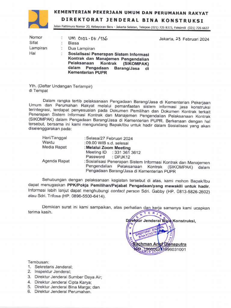 Sosialisasi Penerapan SIKOMPAK Dalam Pengadaang Barang Jasa Di ...