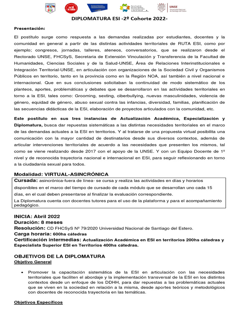 Diplomatura Esi | PDF
