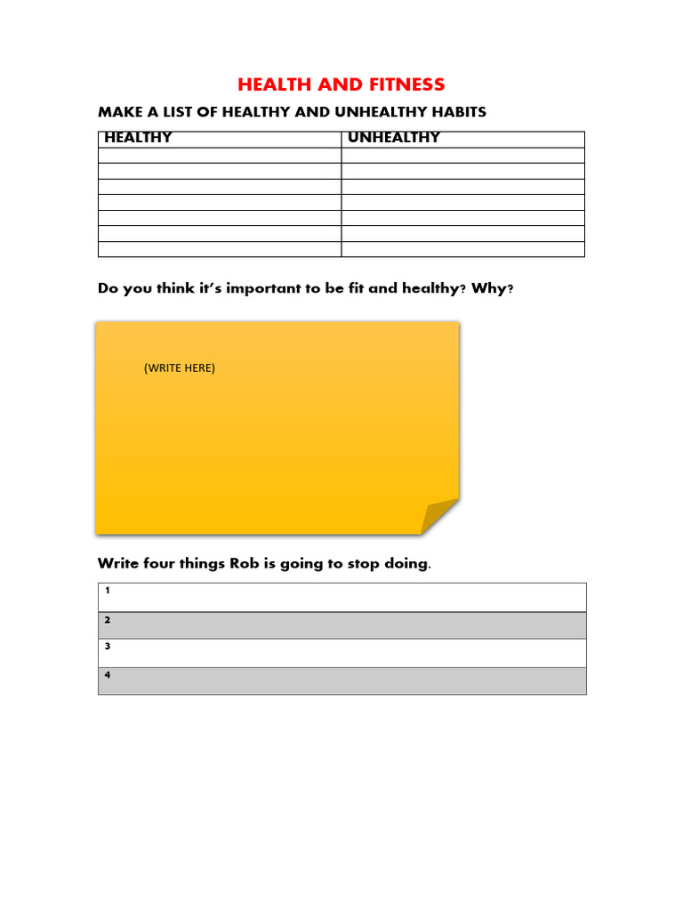 Health and Fitness | PDF